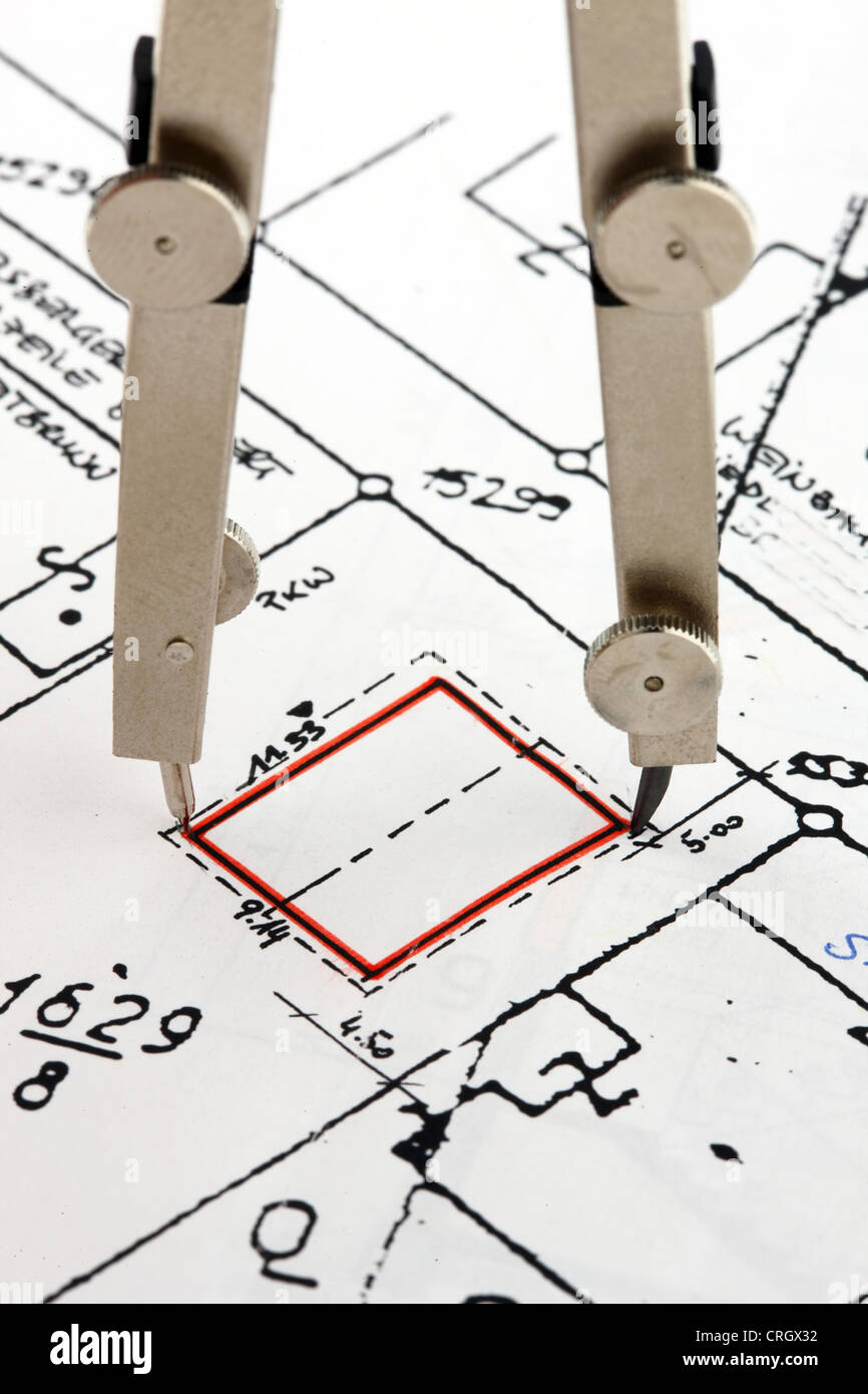 Pair of compasses Banque de photographies et d’images à haute ...