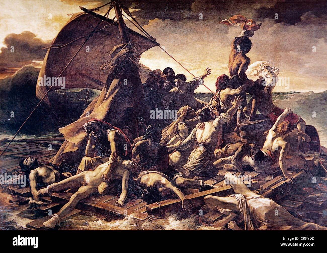 Theodore Gericault - Le Radeau de la Méduse Photo Stock - Alamy