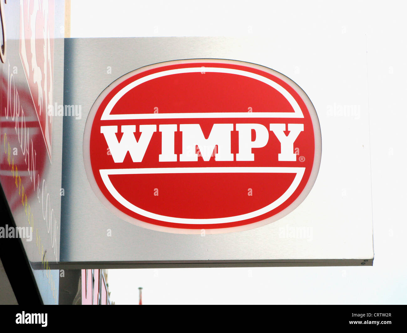 Wimpy fast food restaurant Banque de photographies et d’images à haute ...