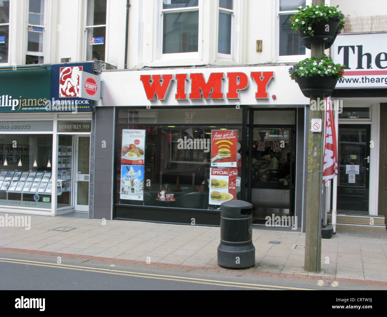 Wimpy fast food restaurant Banque de photographies et d’images à haute ...