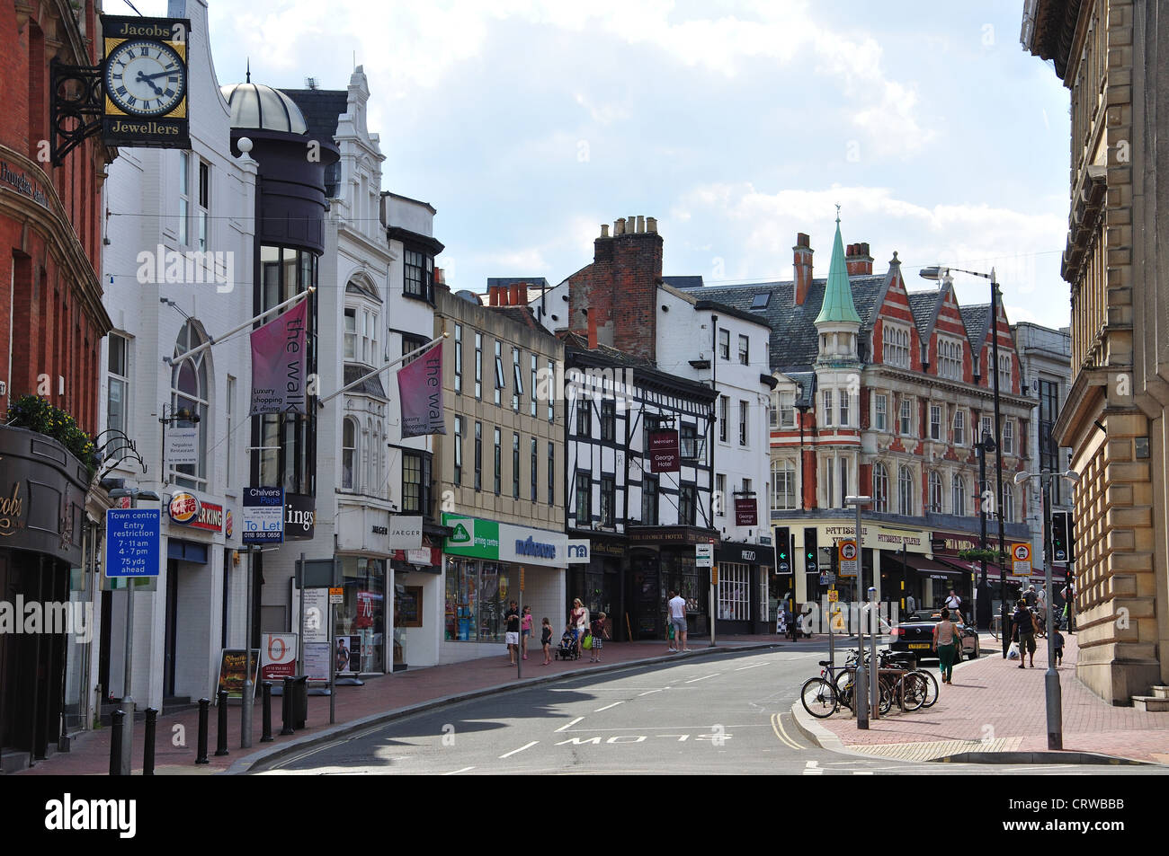 King Street, Reading, Berkshire, Angleterre, Royaume-Uni Photo Stock ...