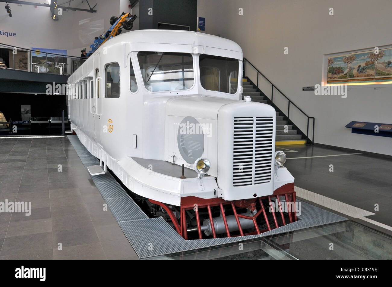 Micheline train en musée de l'Aventure Michelin Clermont Ferrand ...