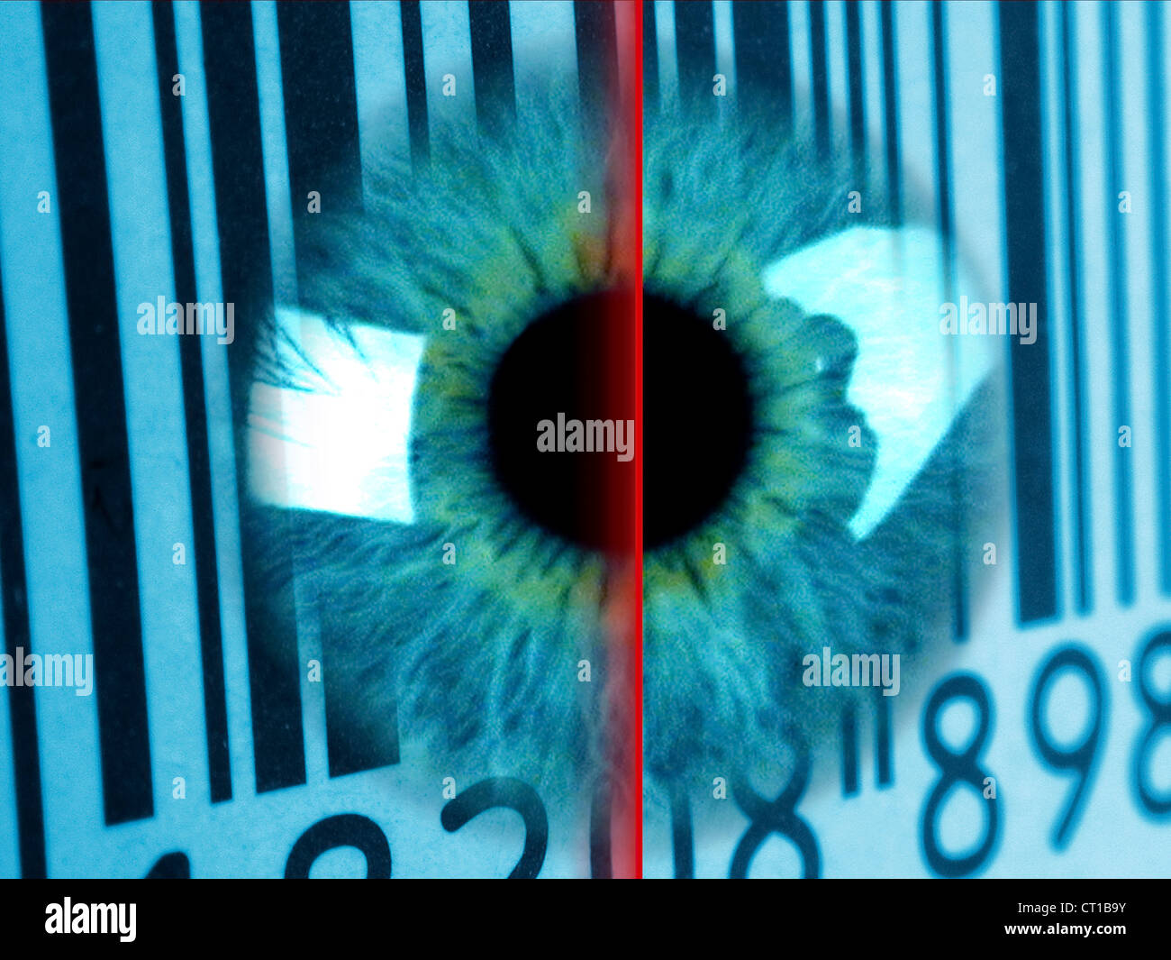 Iris iris scan Banque de photographies et d’images à haute résolution ...