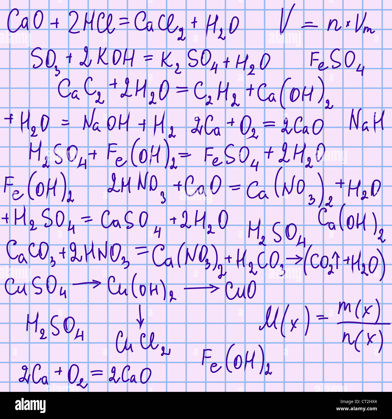 Notation de formule chimique Banque de photographies et d’images à ...