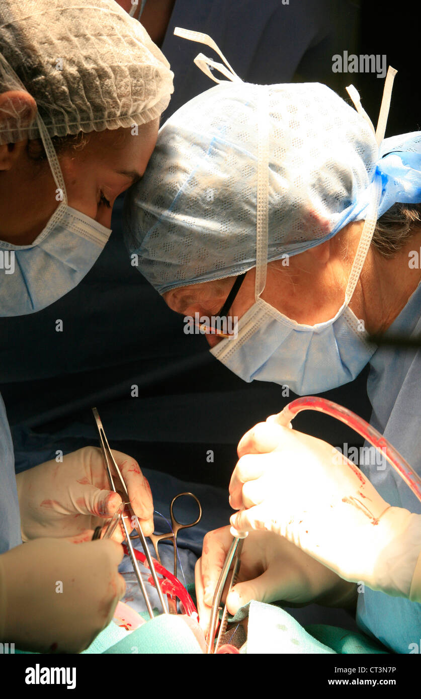 Chirurgie cardiaque chirurgie cardiaque Banque de photographies et d ...