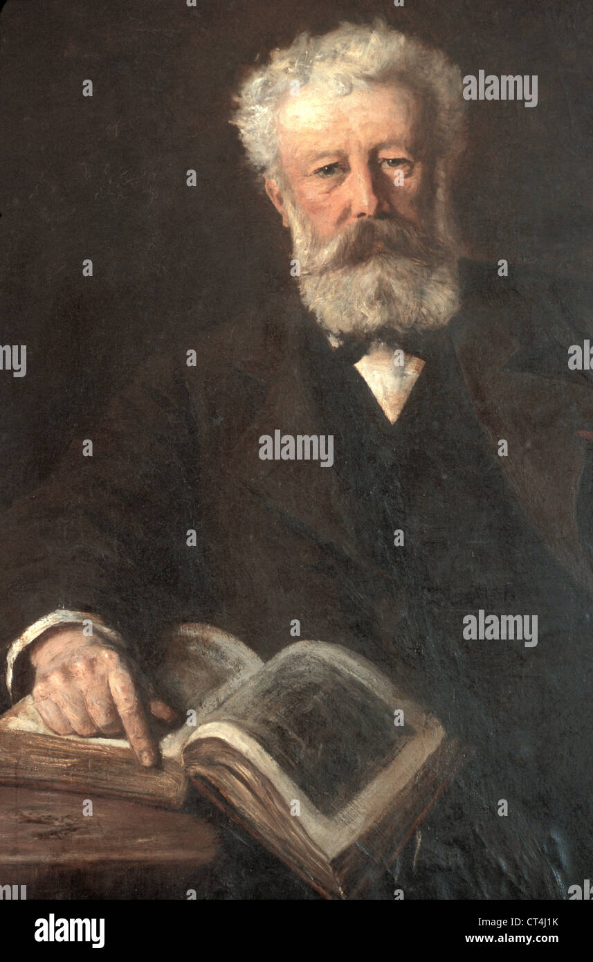 Jules Verne Portrait Banque d'image et photos - Alamy