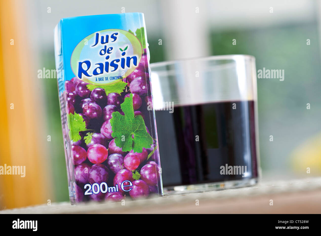 JUS DE RAISIN Photo Stock - Alamy