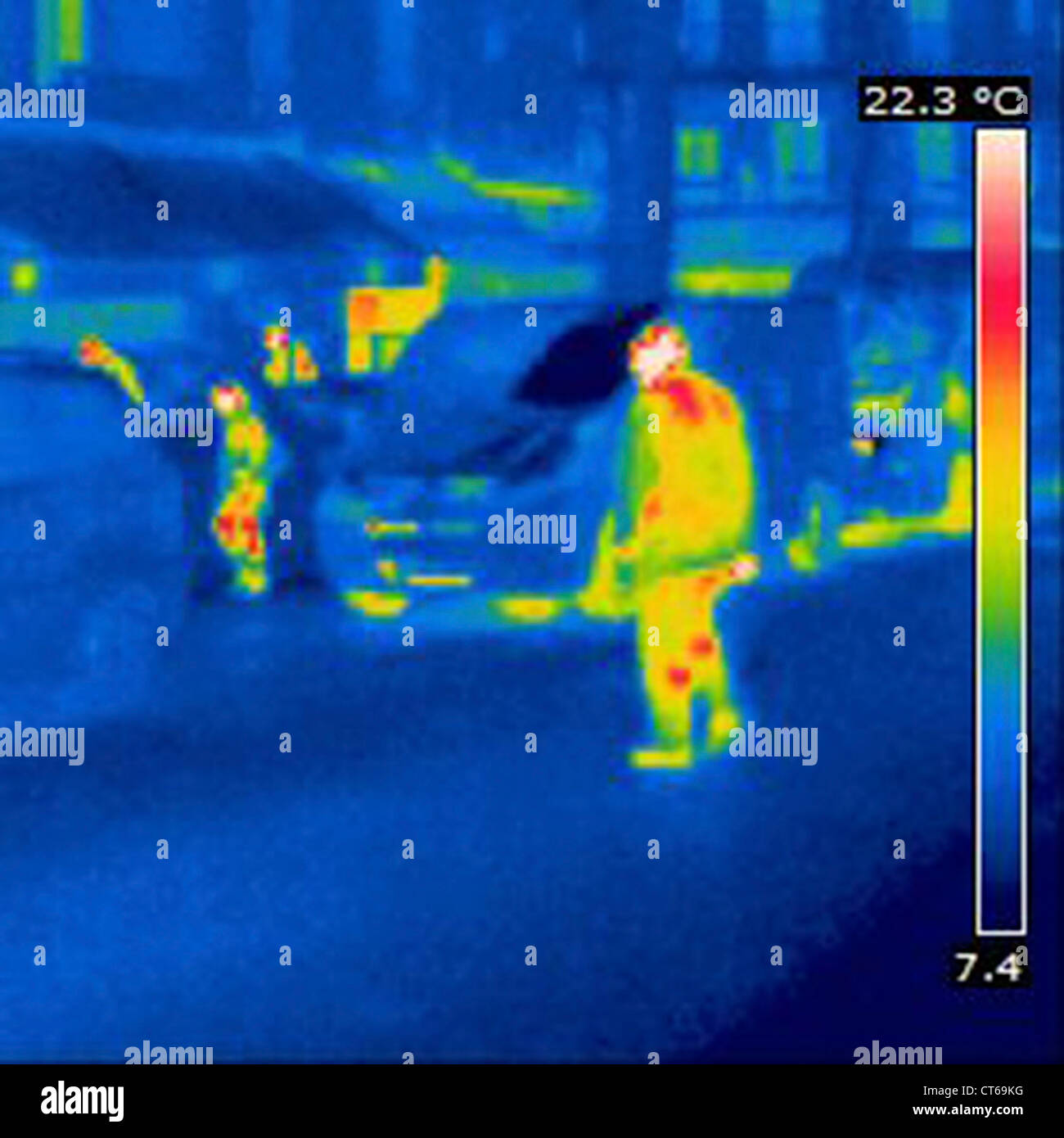 Thermogramme humain Banque d'image et photos - Alamy