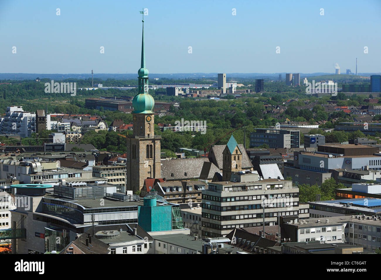 Aerial view town centre dortmund Banque de photographies et d’images à ...
