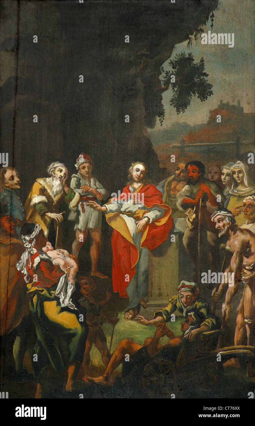 Jésus guérit les malades Banque de photographies et d’images à haute ...