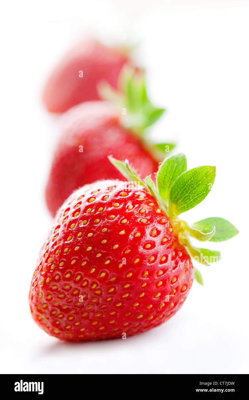Les fraises Banque de photographies et d’images à haute résolution - Alamy