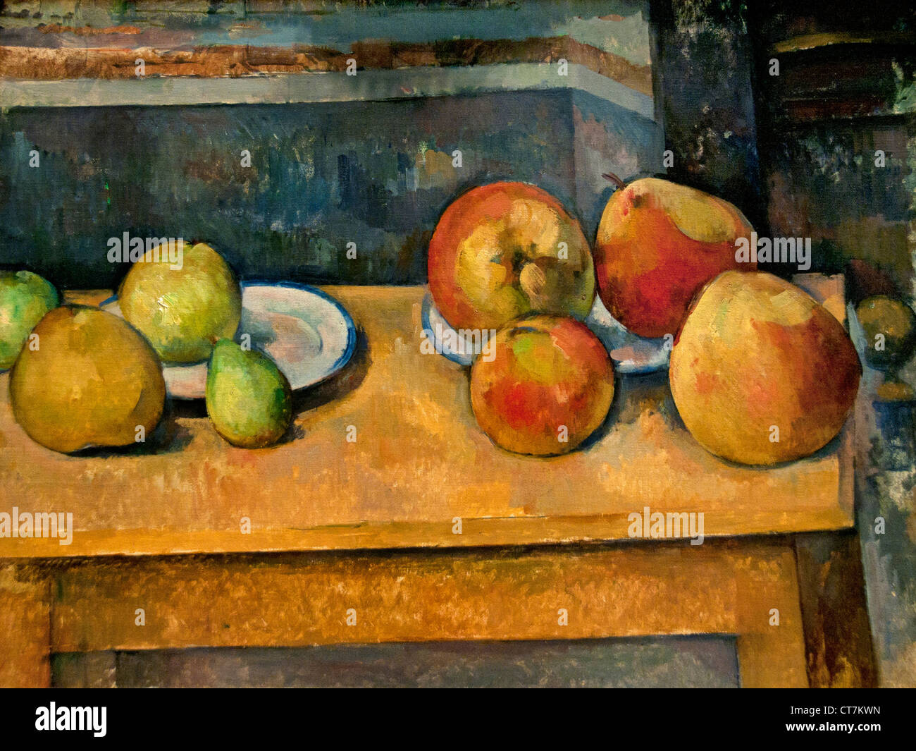 Nature morte aux pommes et poires 1891 paul cezanne Banque de ...