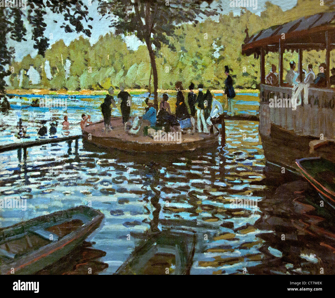 La grenouillère claude monet 1869 Banque de photographies et d’images à ...