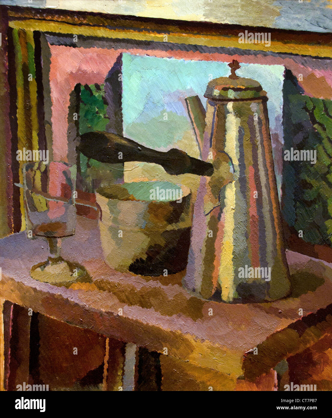 Drawing of coffee pot Banque de photographies et d’images à haute ...