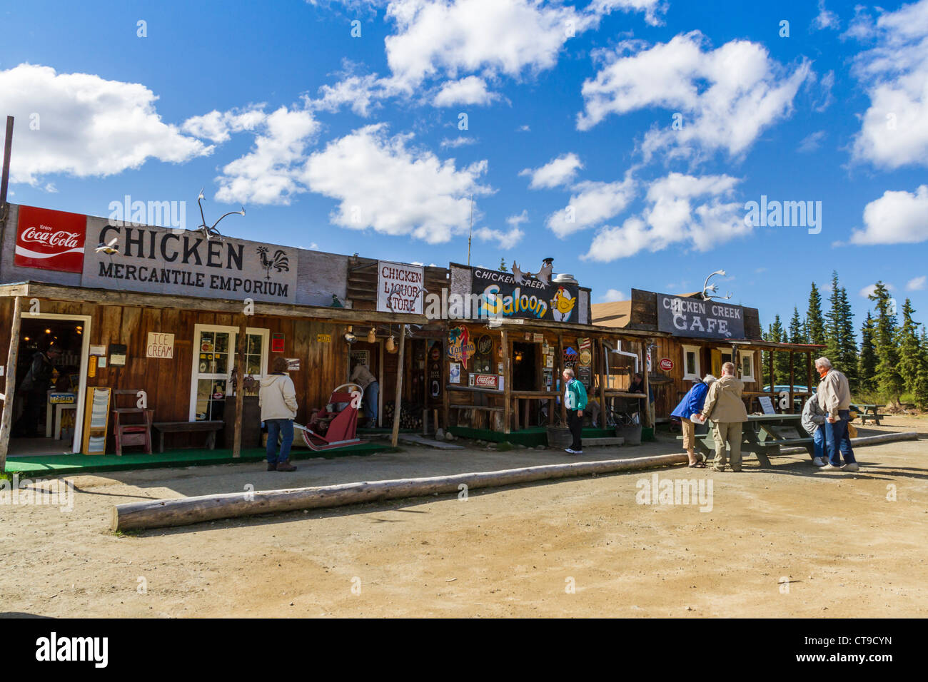 Chicken, Alaska, est une mine d'or historique et une petite ville ...