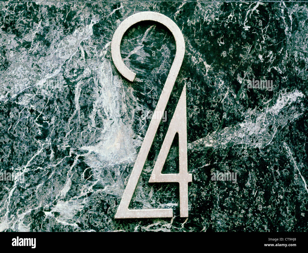 Numéro vingt quatre Banque de photographies et d’images à haute ...