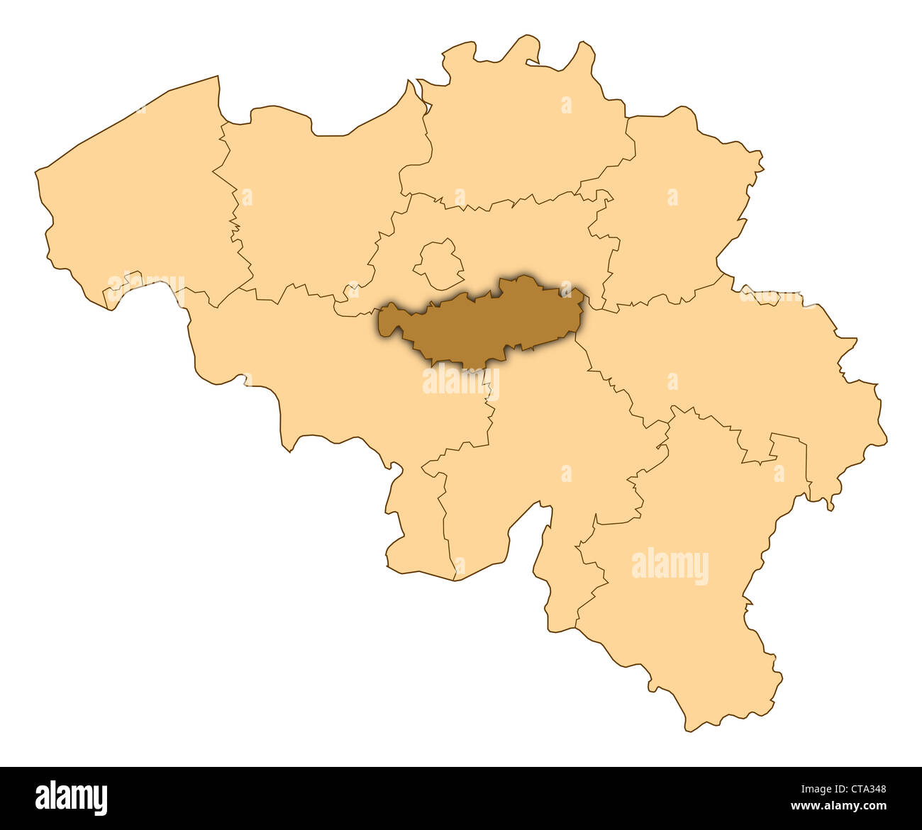 Carte de brabant Banque de photographies et d’images à haute résolution ...