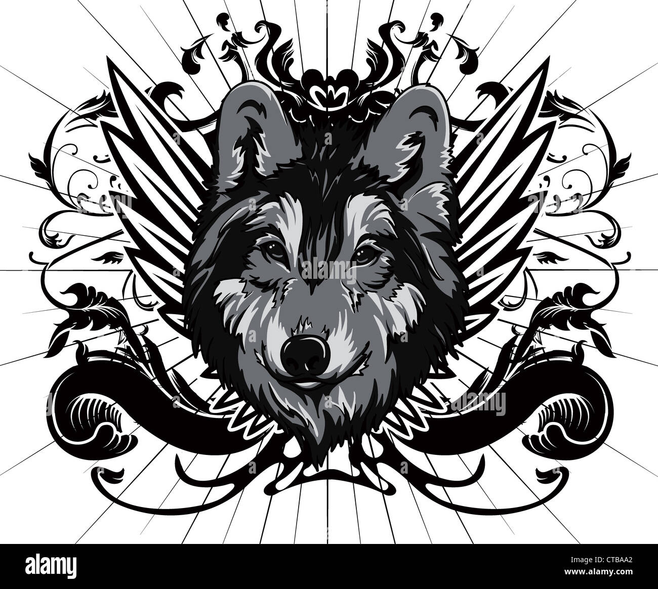 Wolf design Banque de photographies et d’images à haute résolution - Alamy