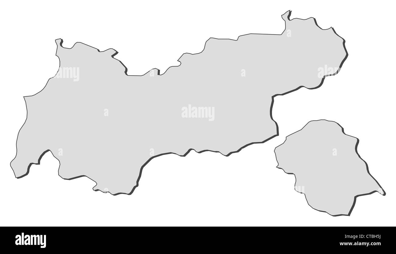 Tyrol map vector Banque de photographies et d’images à haute résolution ...