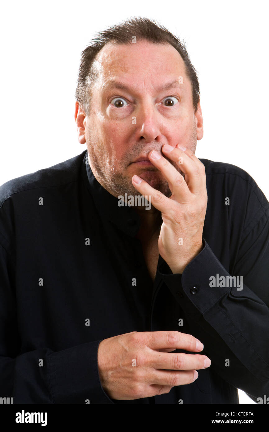 Homme avec la maladie de parkinson Banque de photographies et d’images à haute résolution - Alamy