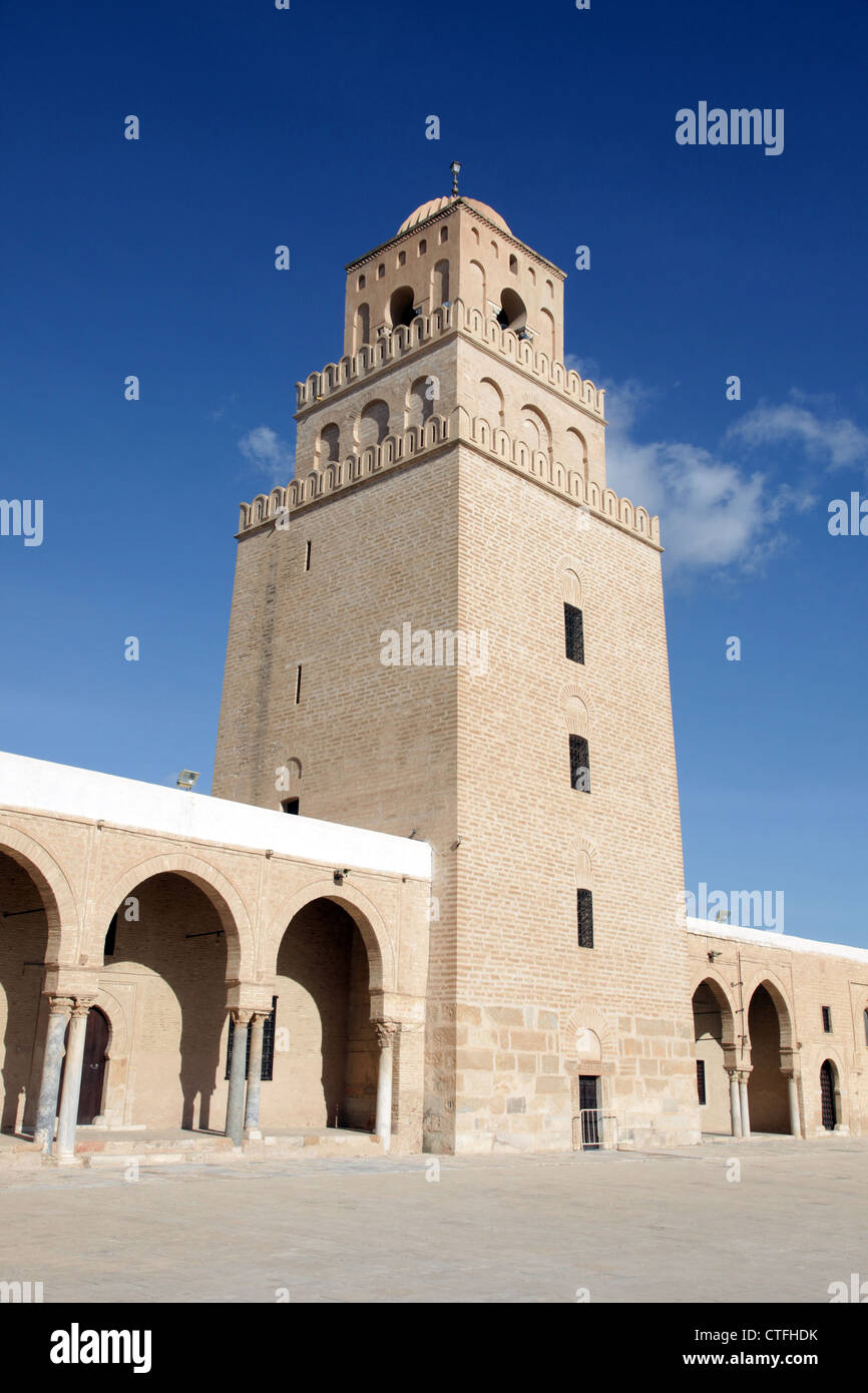 La Grande mosquée de Kairouan, Tunisie - UNESCO World Heritage Site ...
