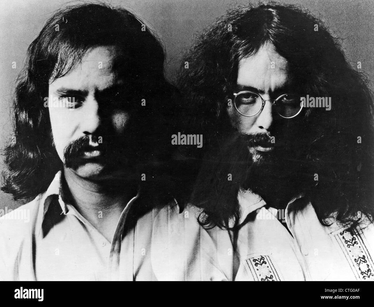 Cheech chong Banque d'images noir et blanc - Alamy