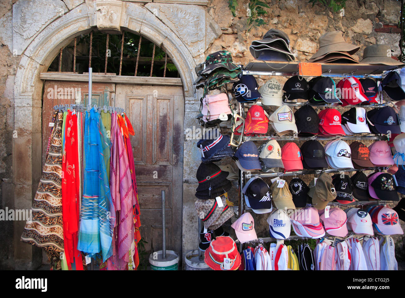 Objets touristiques vieille ville de rethymnon Banque de photographies ...