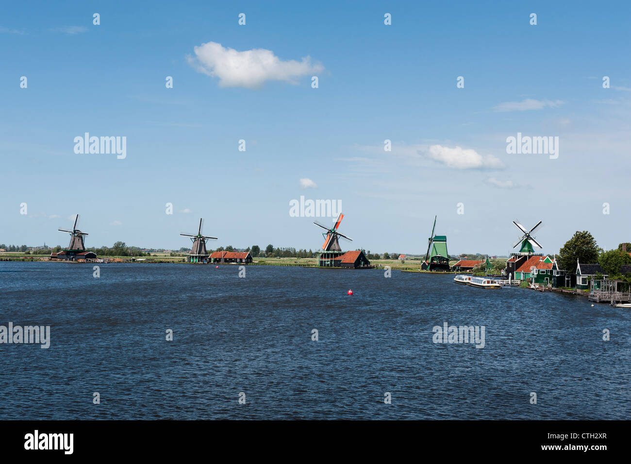 Moulins à vent zaanse schans Banque de photographies et d’images à ...