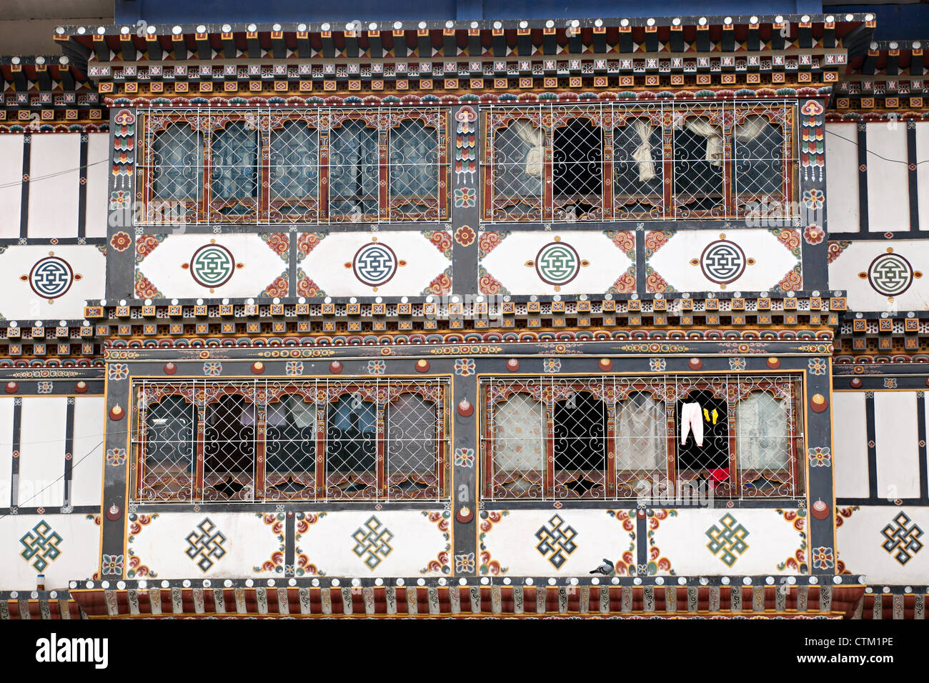 Architecture traditionnelle du bhoutan Banque de photographies et d ...