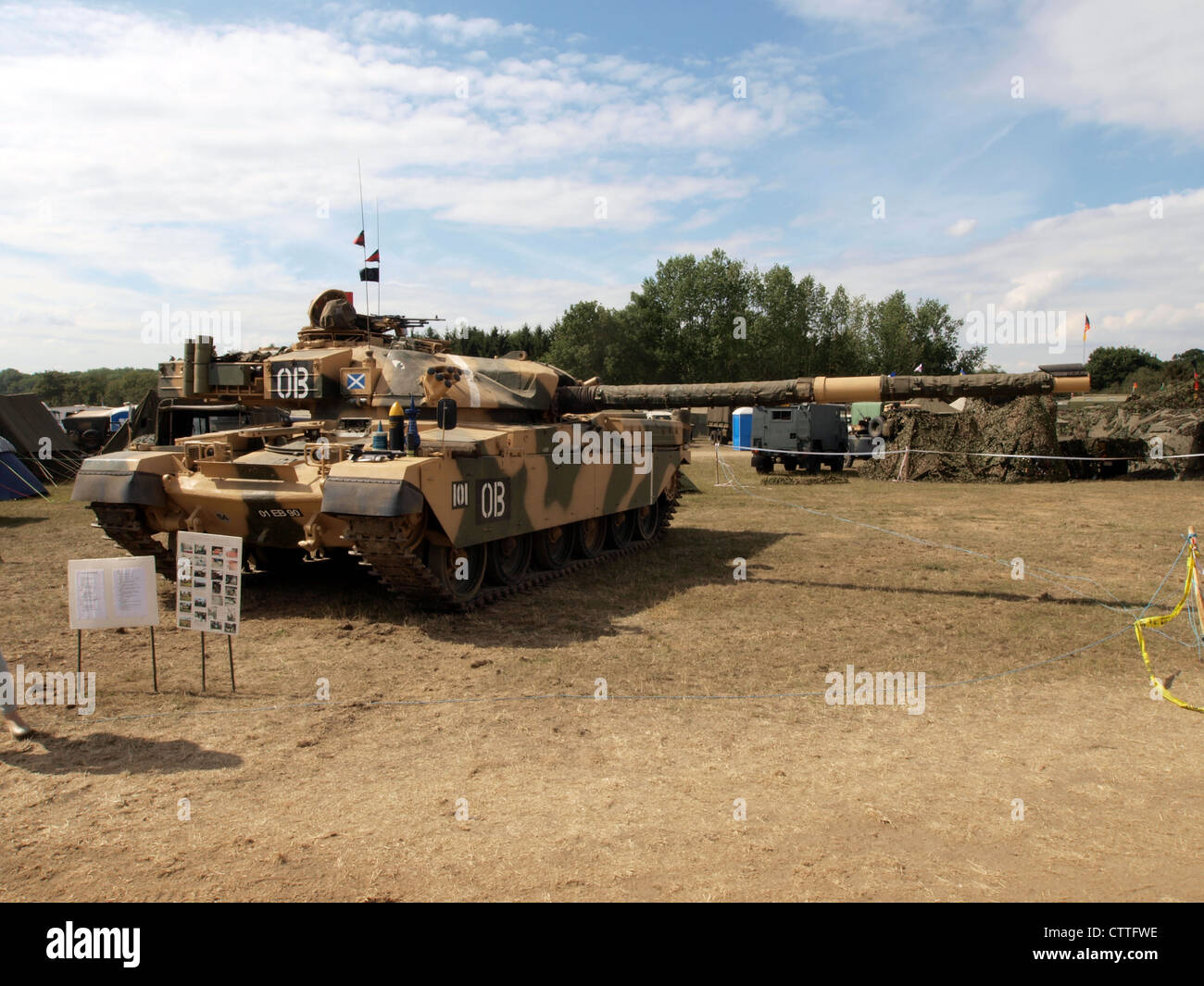 Chieftain MkII du Royal Scots Dragoon Guards Photo Stock - Alamy