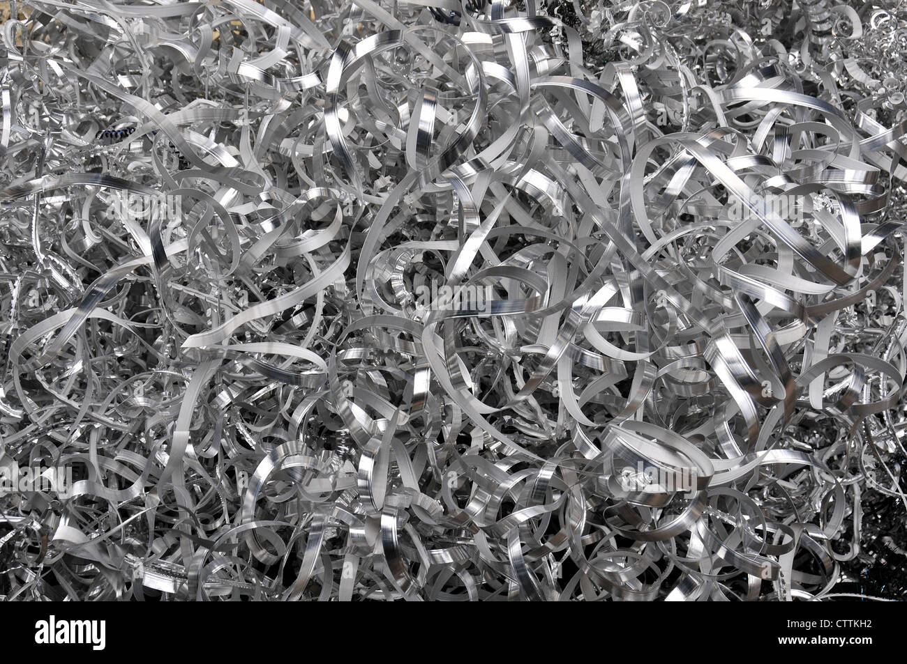 Aluminium dépôt limaille Photo Stock - Alamy