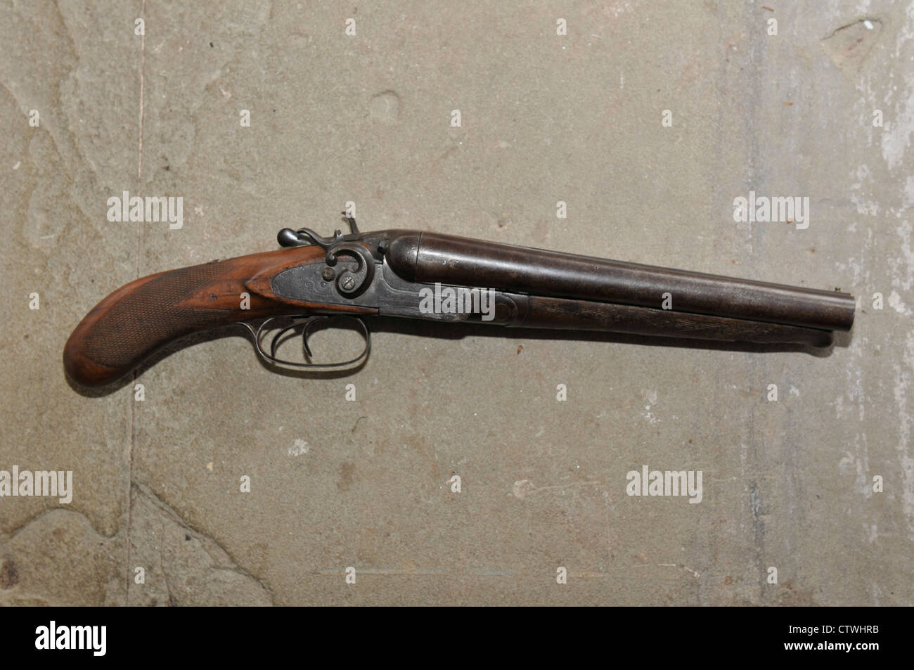 Fusil De Chasse à Canon Scié Légal à Double Canon