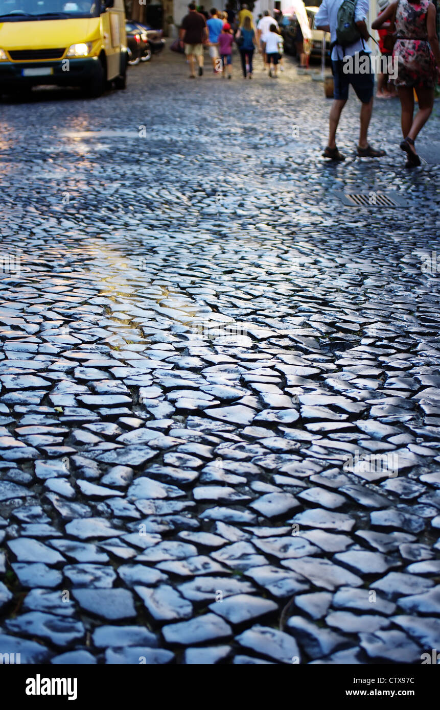 Trottoir portugais traditionnel Banque de photographies et d’images à ...
