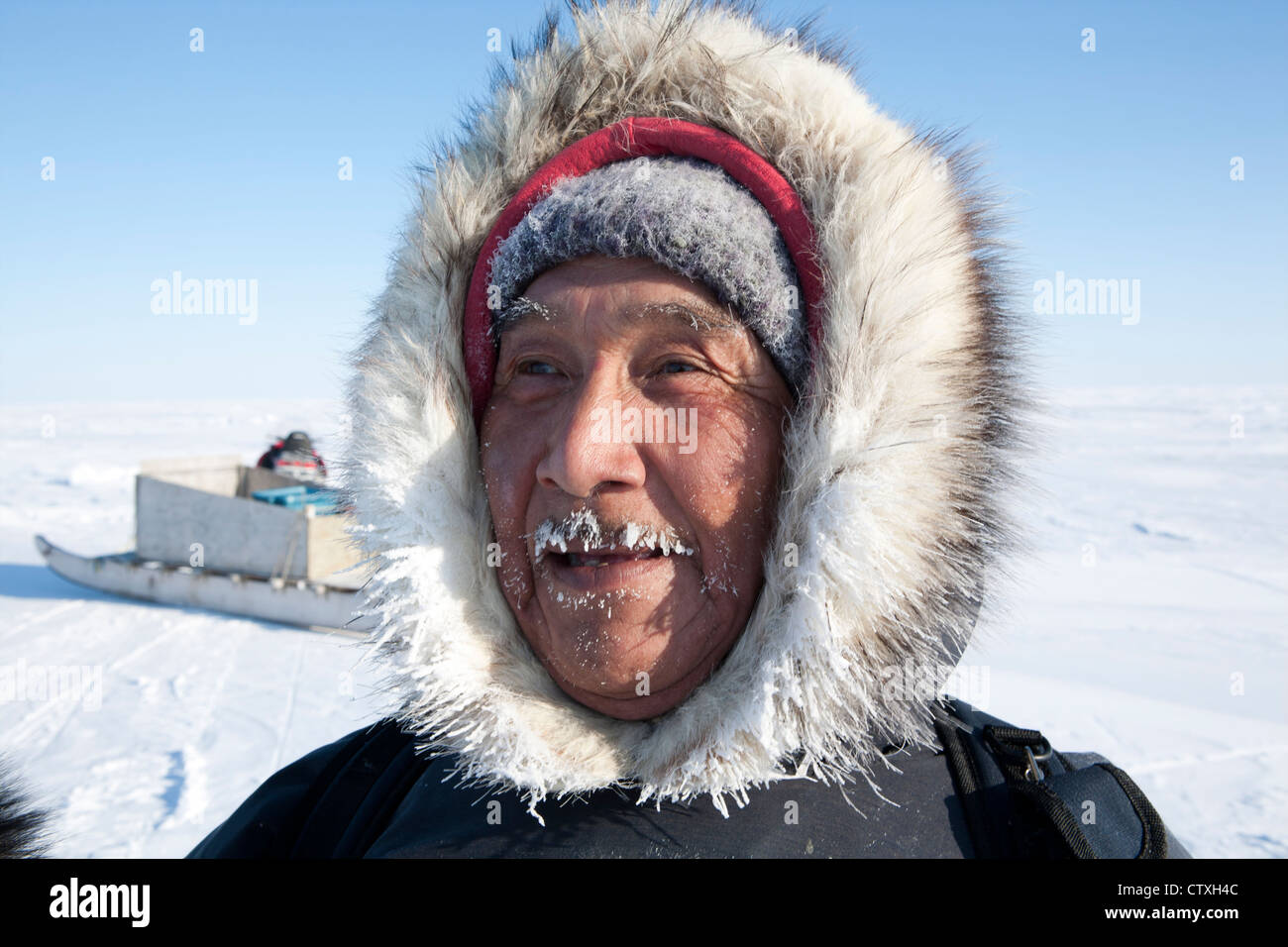 Inuit eskimos portrait Banque de photographies et d’images à haute ...