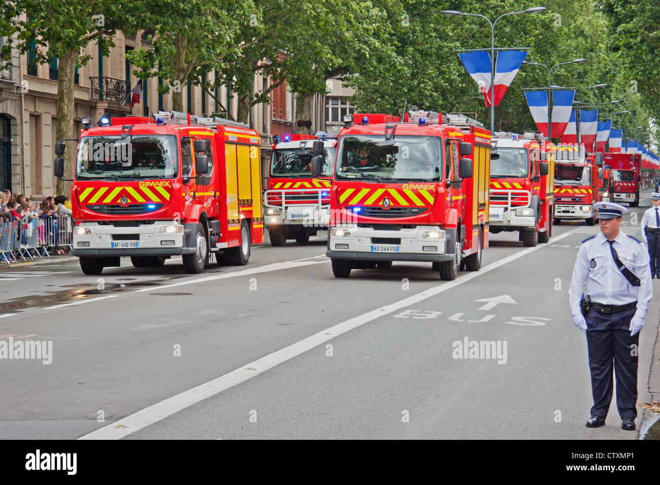 Camions pompier francais Banque de photographies et d’images à haute ...