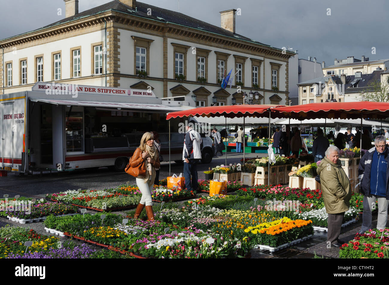 Guillaume place luxemburg stadt luxembourg Banque de photographies et d ...