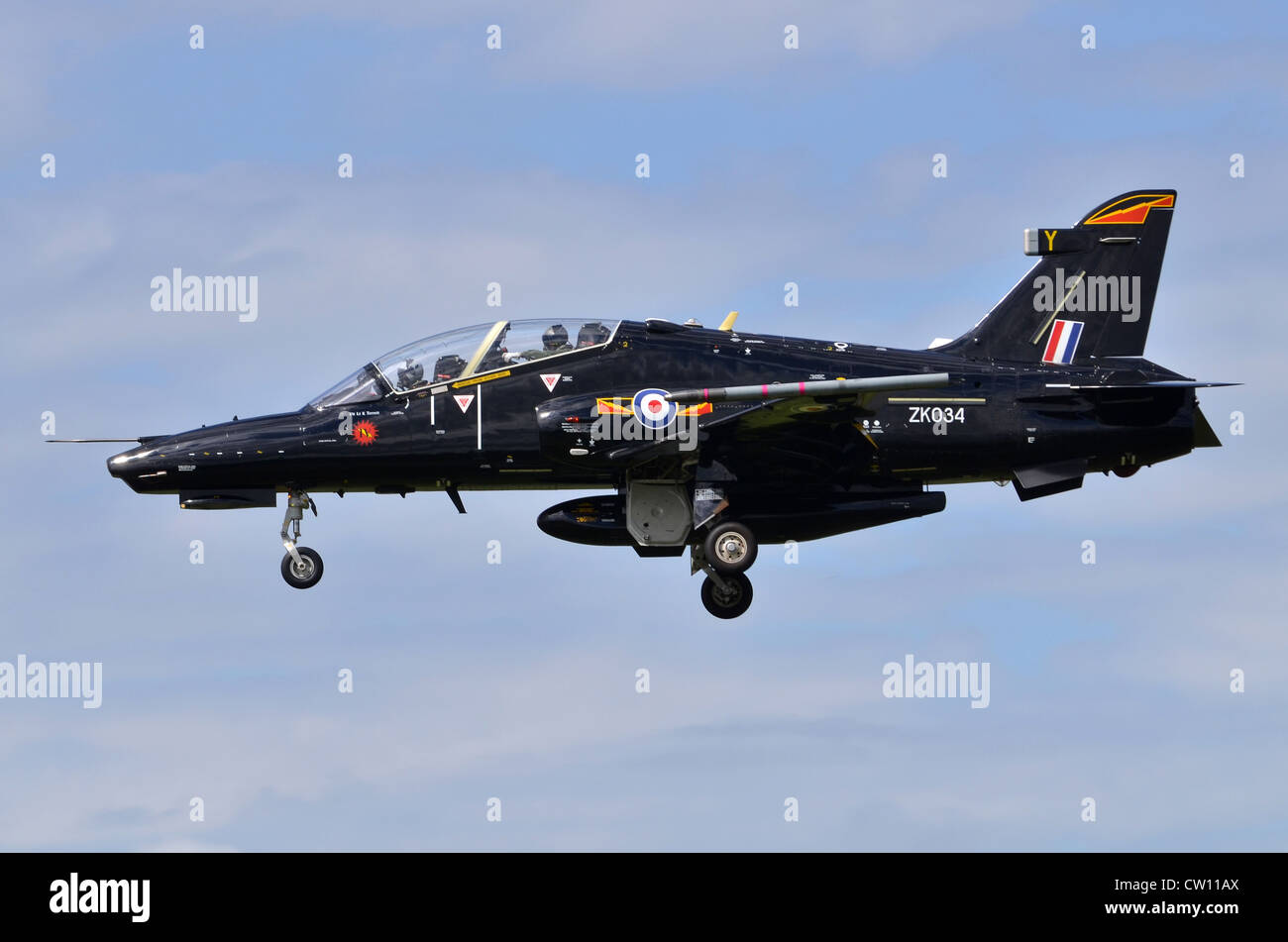 T2 Hawk de BAE Systems d'aéronefs exploités par la RAF en approche pour ...