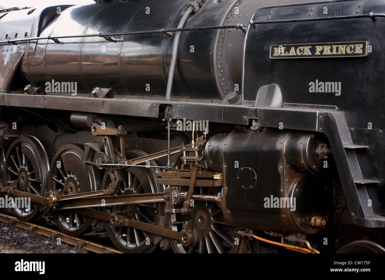 Black prince steam locomotive Banque de photographies et d’images à ...