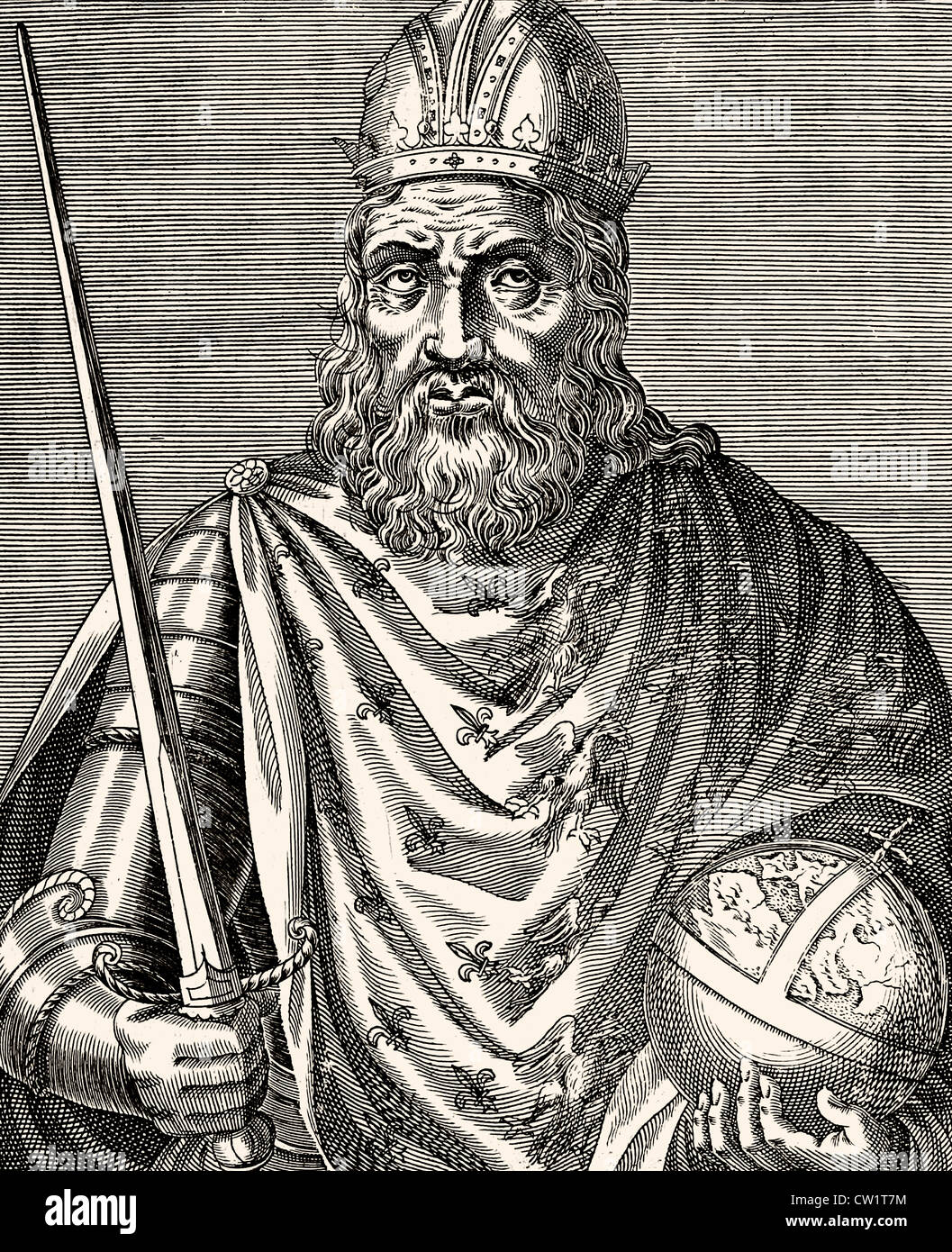 Charlemagne carolus magnus ou karolus magnus Banque de photographies et ...