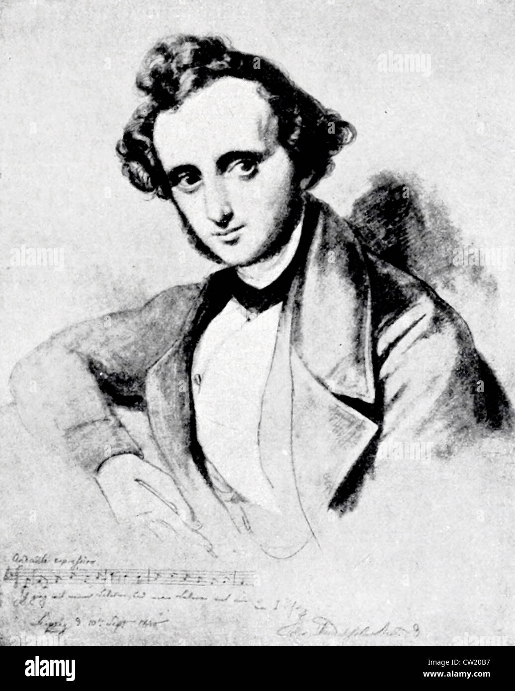 Bartholdy jakob ludwig felix mendelssohn Banque de photographies et d ...