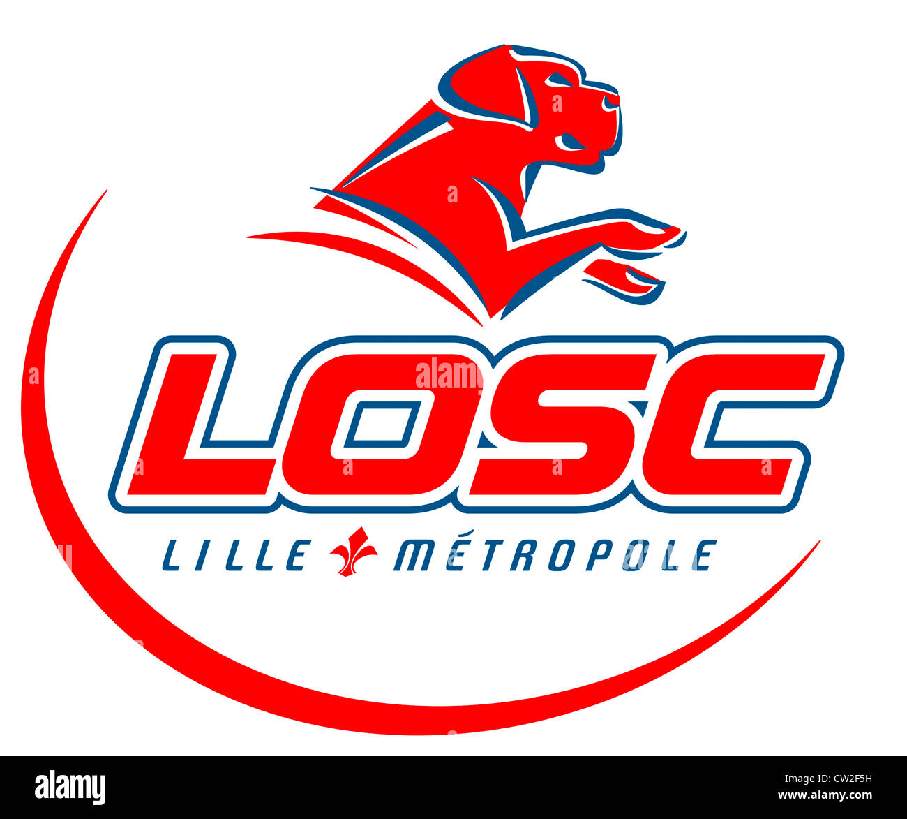 L'emblème de l'équipe de France de football Lille OSC Photo Stock - Alamy