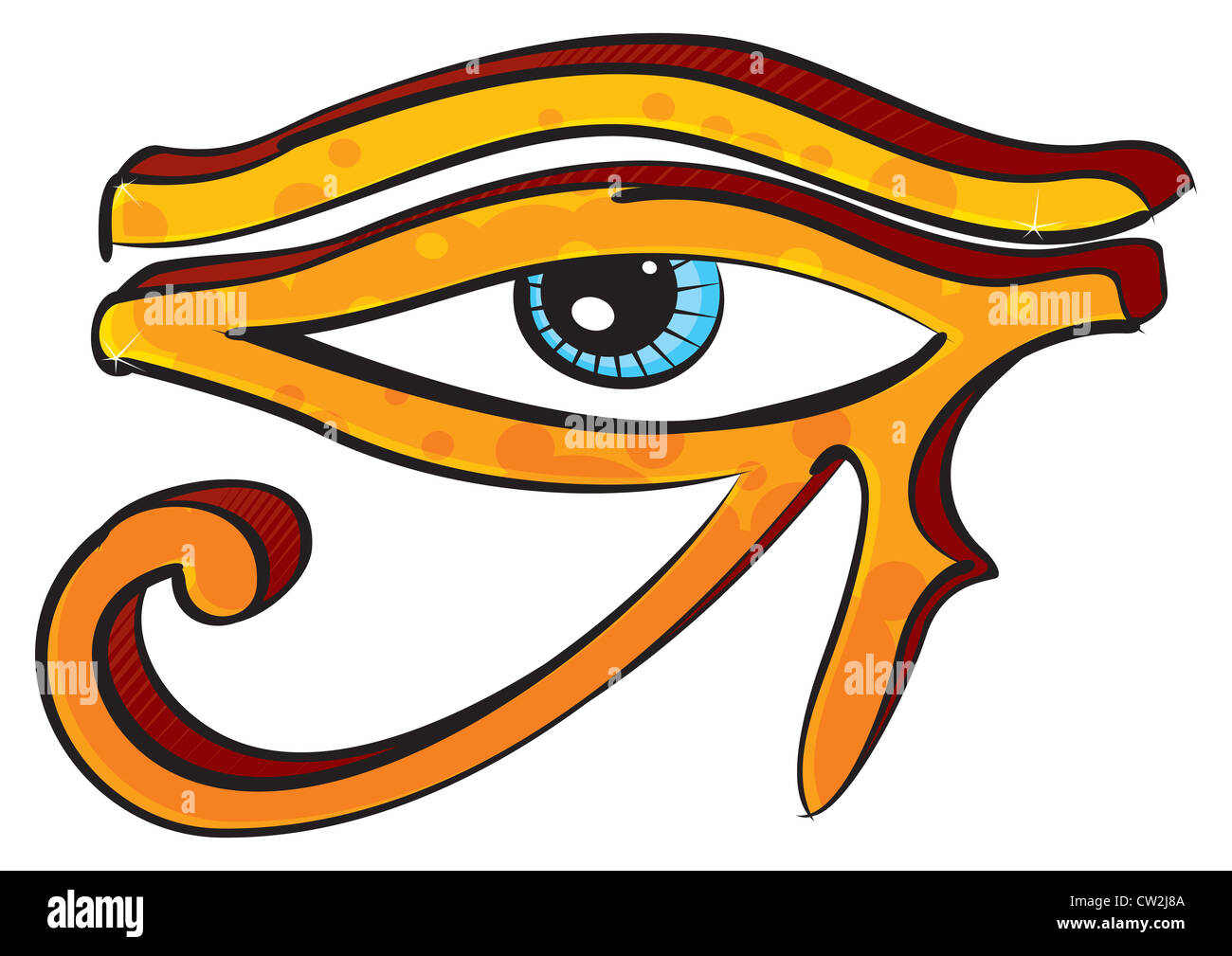 Oeil d'horus égyptien Banque de photographies et d’images à haute ...