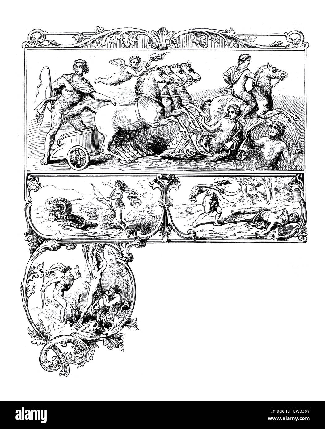 The horses of helios Banque de photographies et d’images à haute ...