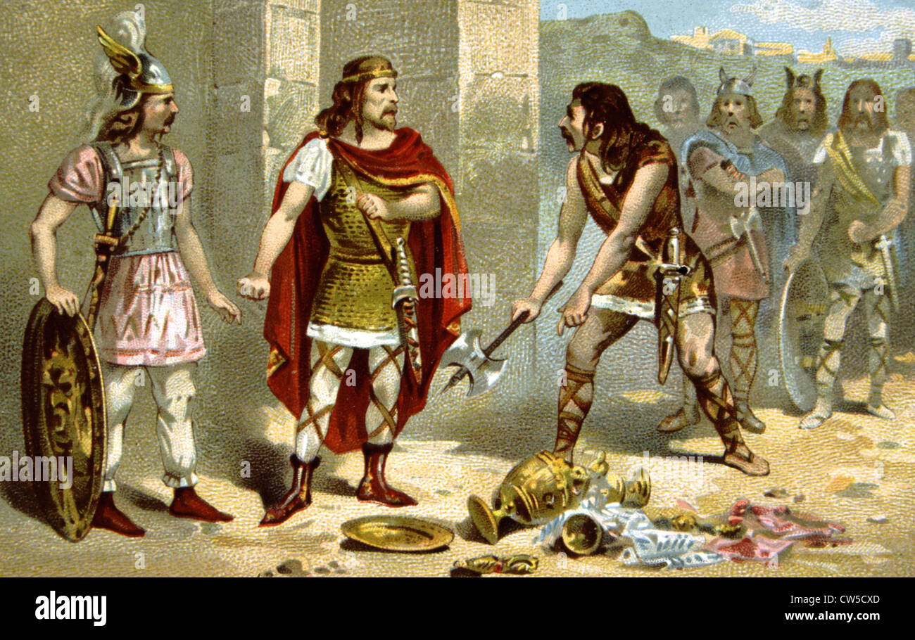 Clovis le roi des francs Banque de photographies et d’images à haute ...