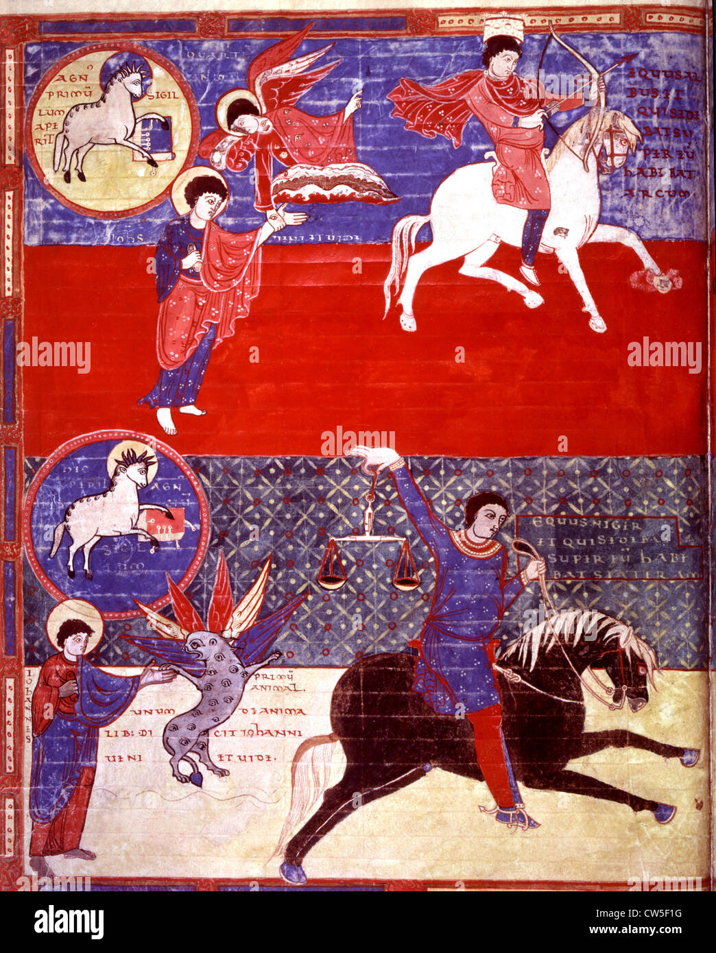 Commentaire sur l'apocalypse des beatus de liebana Banque de ...