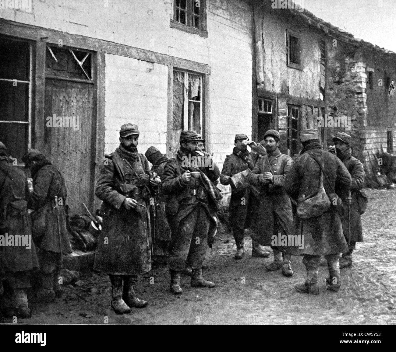 France 1915 guerre mondiale i en champagne Banque de photographies et d ...