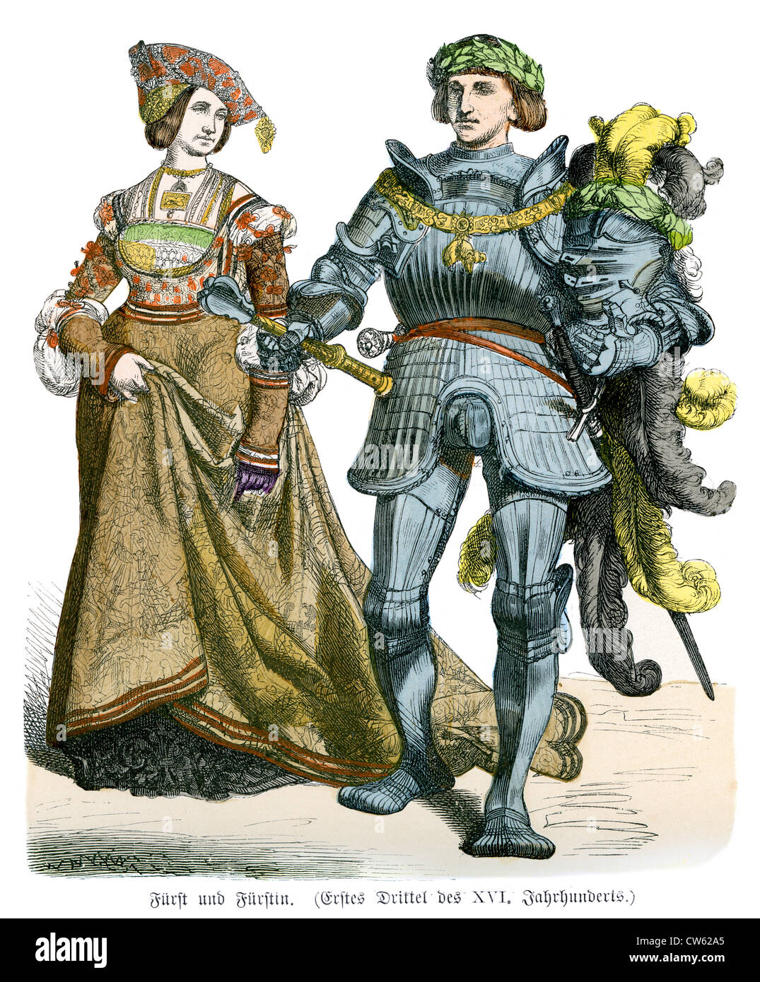 Suit of armor 16th century Banque de photographies et d’images à haute ...