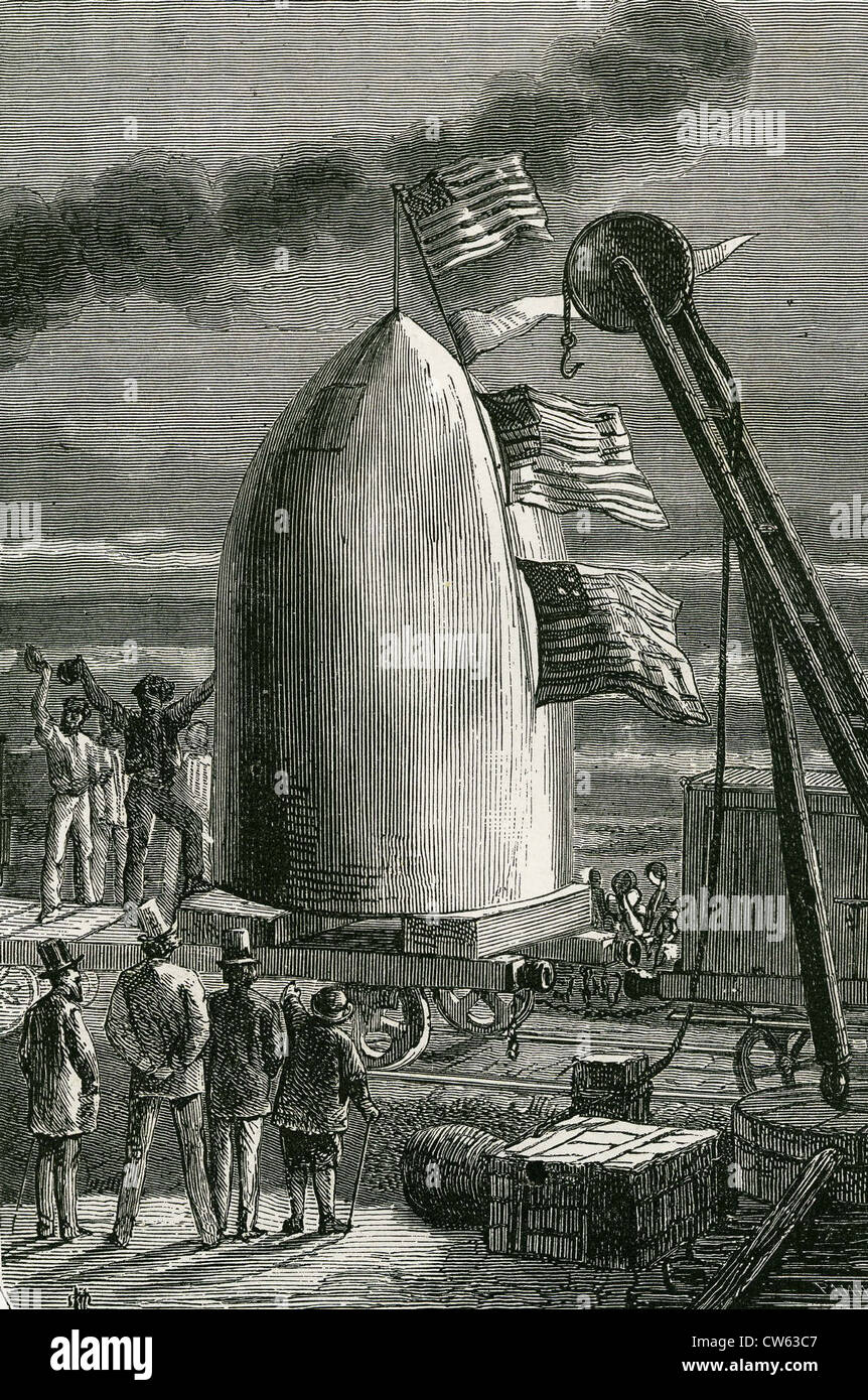 Jules verne illustration lune Banque de photographies et d’images à ...