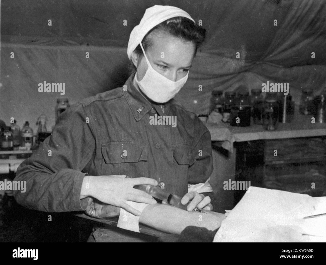 Army nurse 1944 Banque de photographies et d’images à haute résolution ...