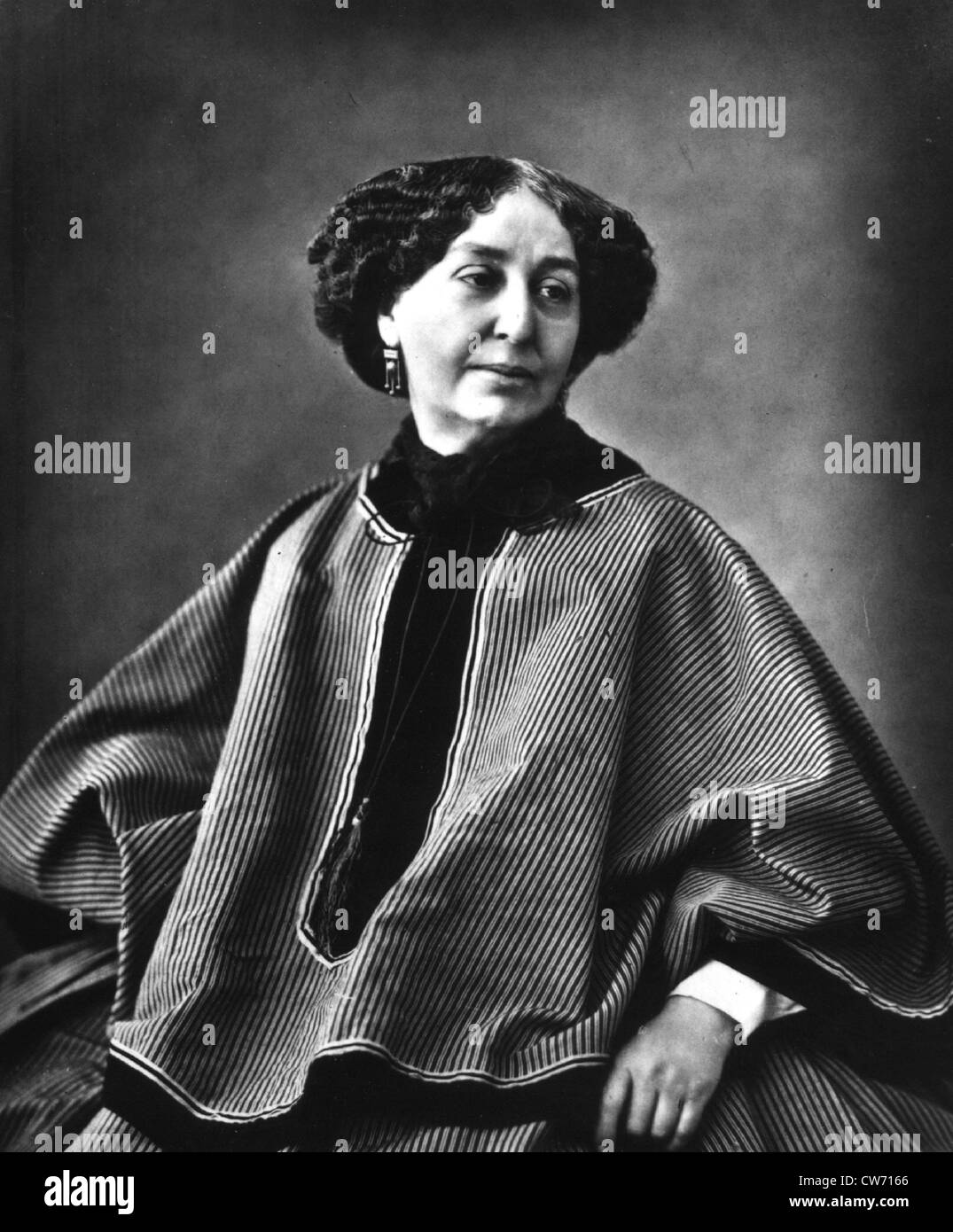 George sand Banque d'images noir et blanc - Alamy